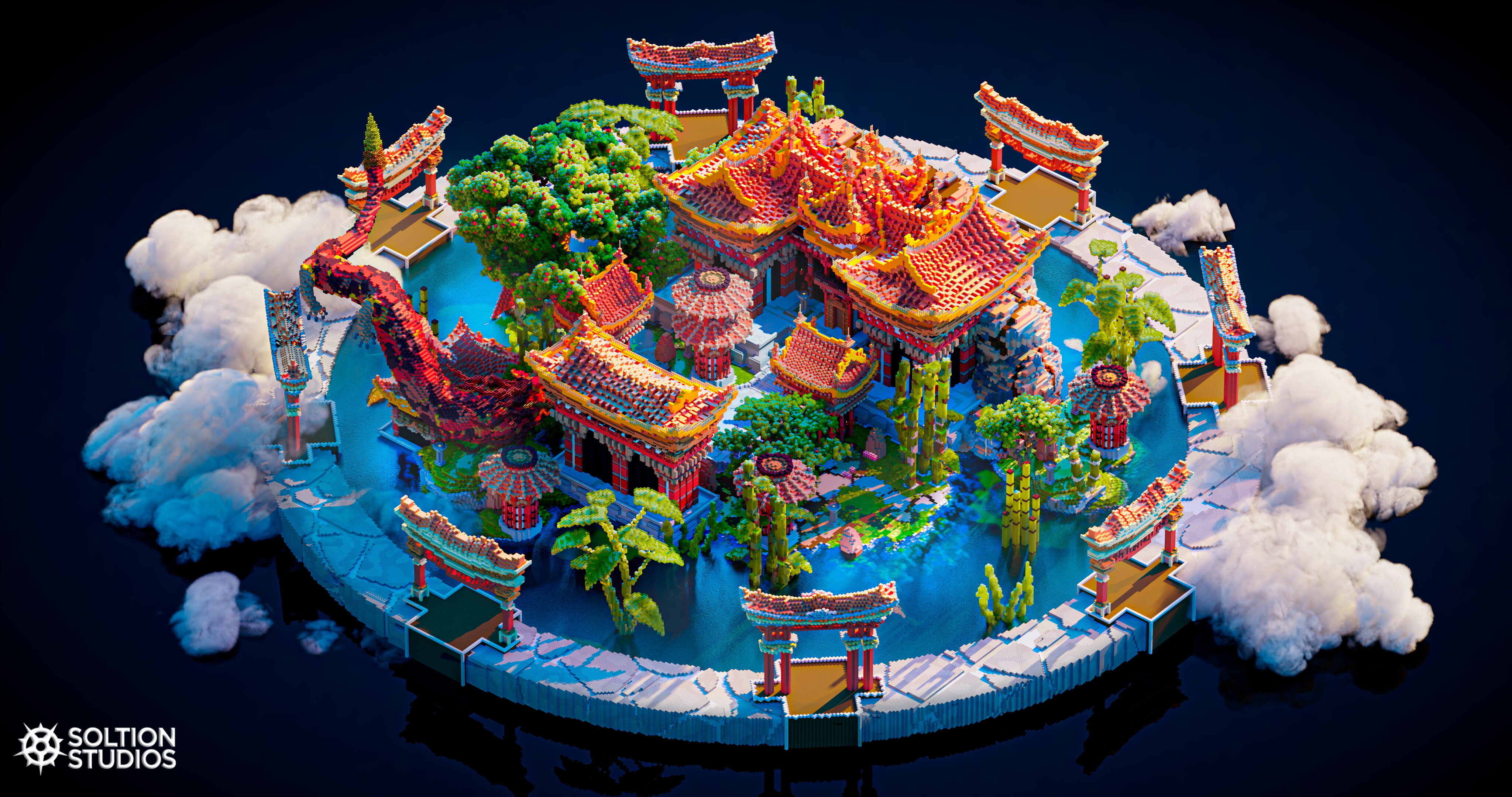 Hub - Lobby Oriental | BuiltByBit