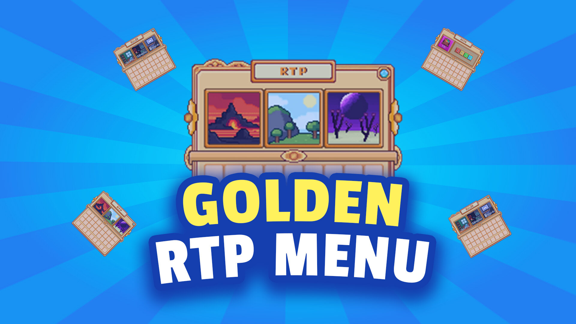 RTP Menu | Golden | Textured | BuiltByBit