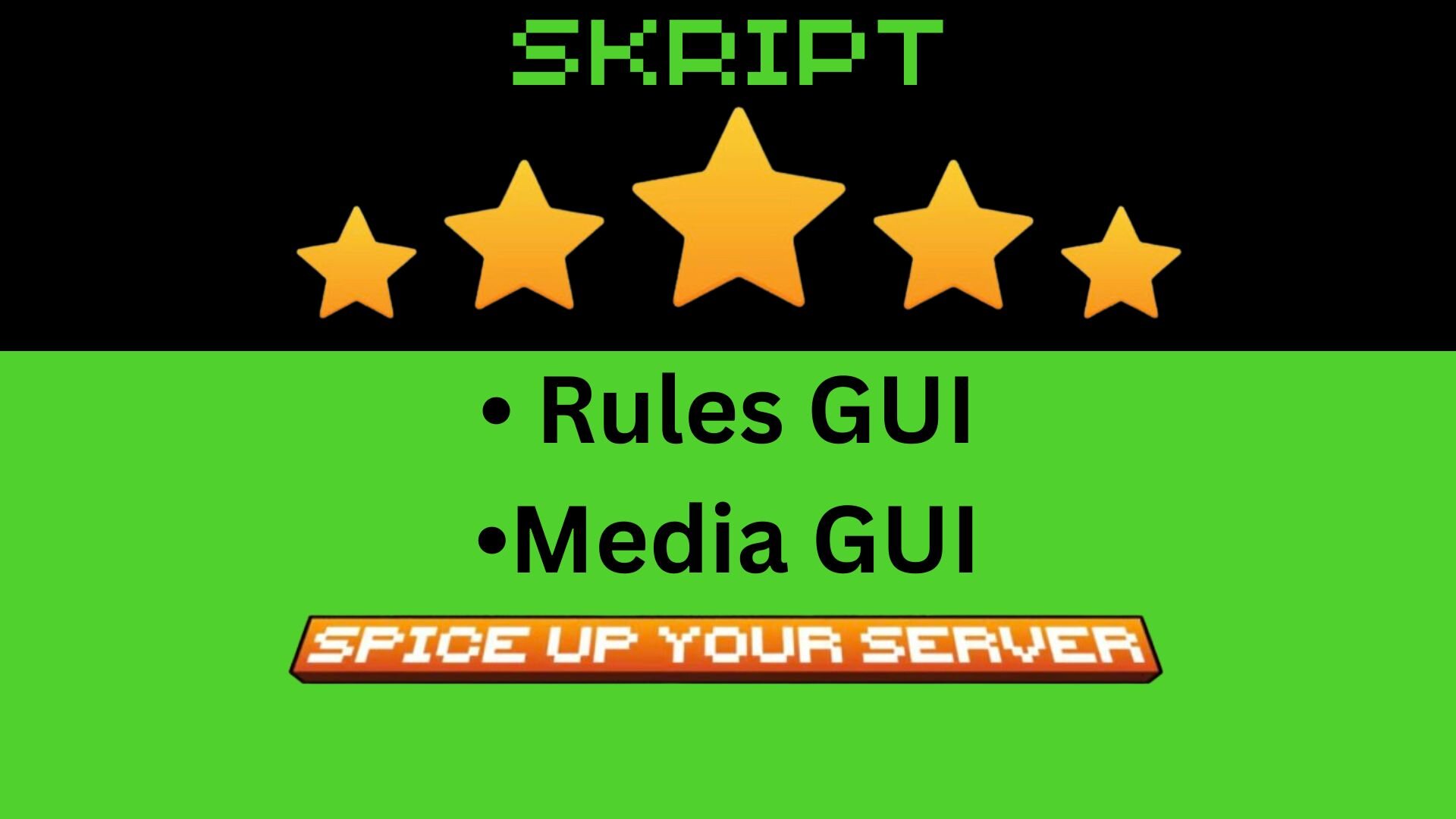 Rules and Media GUI | BuiltByBit
