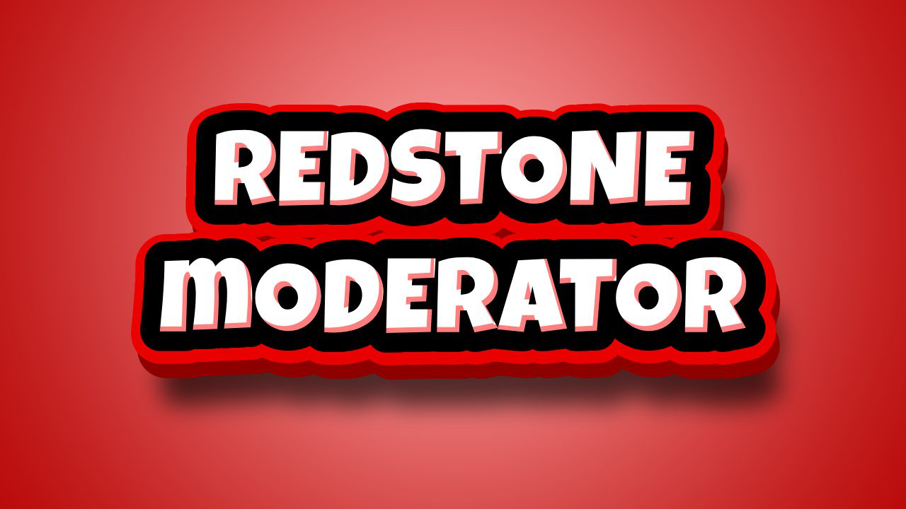 Redstone Moderator | BuiltByBit