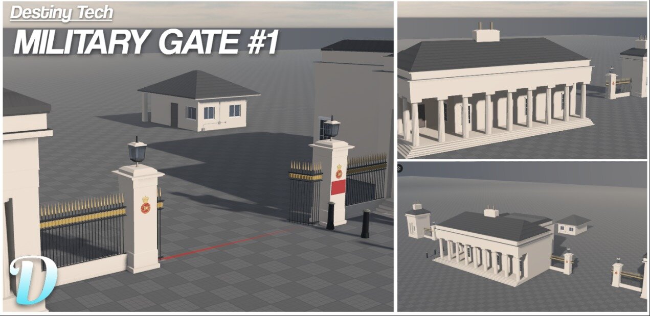 Military Gate 1 | BuiltByBit