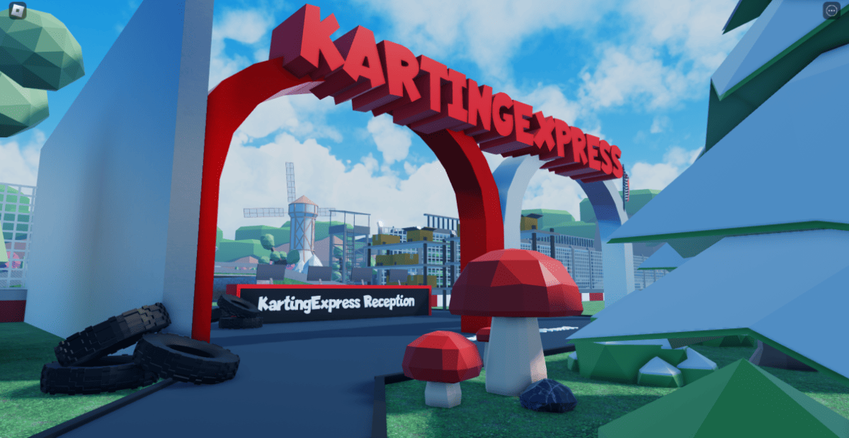 Low Poly Go kart Map | BuiltByBit