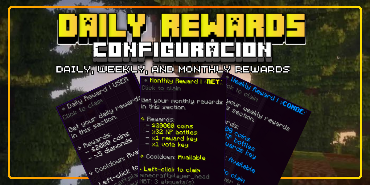 ES | EN Daily Rewards - Config | BuiltByBit