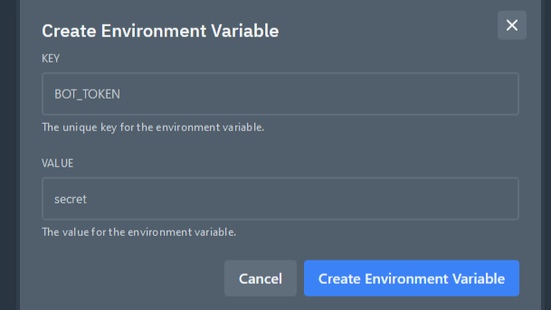 Environment Variables Builtbybit