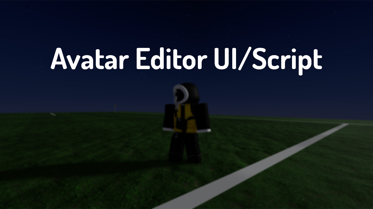 Avatar Editor GUI/Script | BuiltByBit