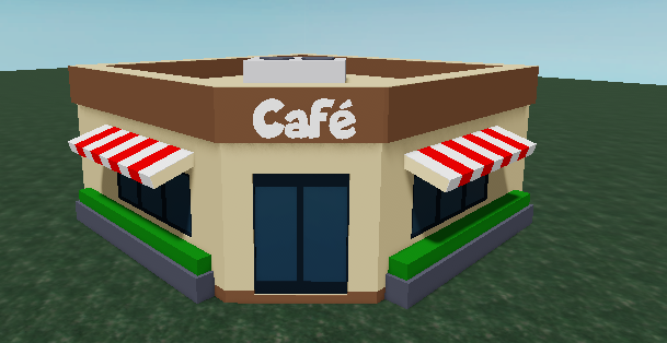 Low Poly Cafe | BuiltByBit