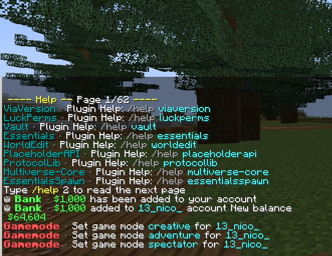 Message from essentialsx Custom | BuiltByBit