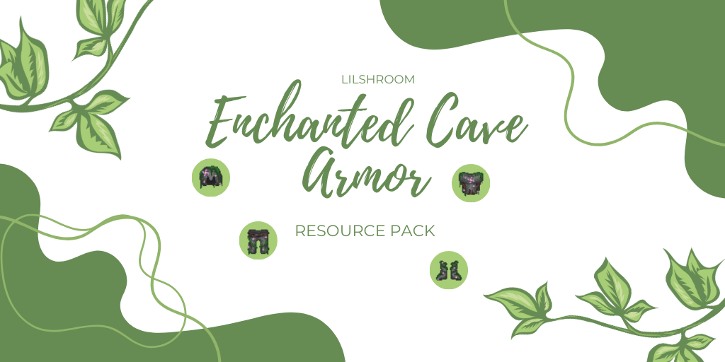Enchanted Cave Armor - Resource Pack | BuiltByBit