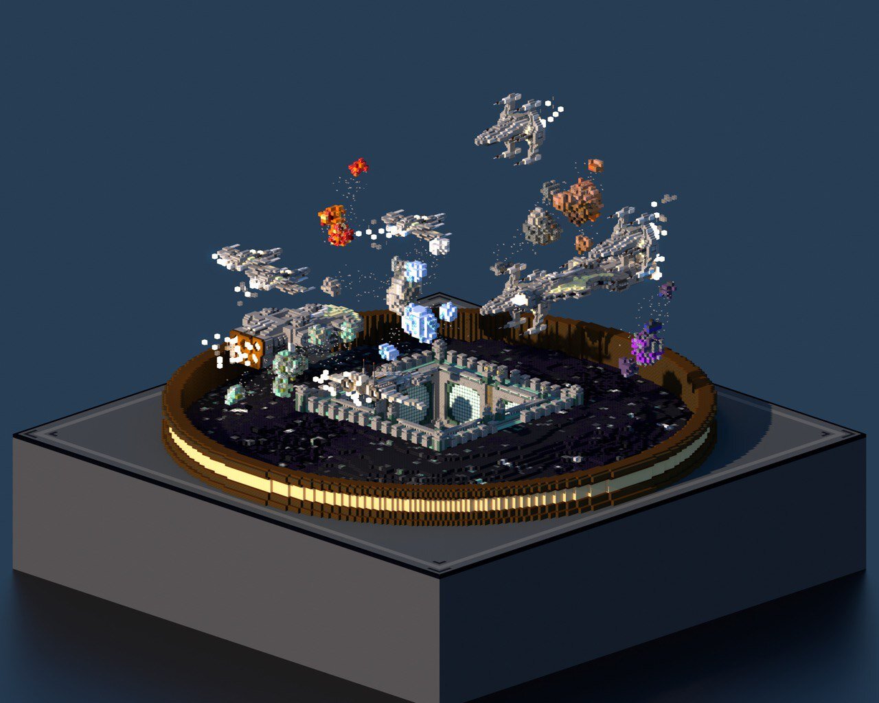 Galactic Prison Mine, High Quality | BuiltByBit