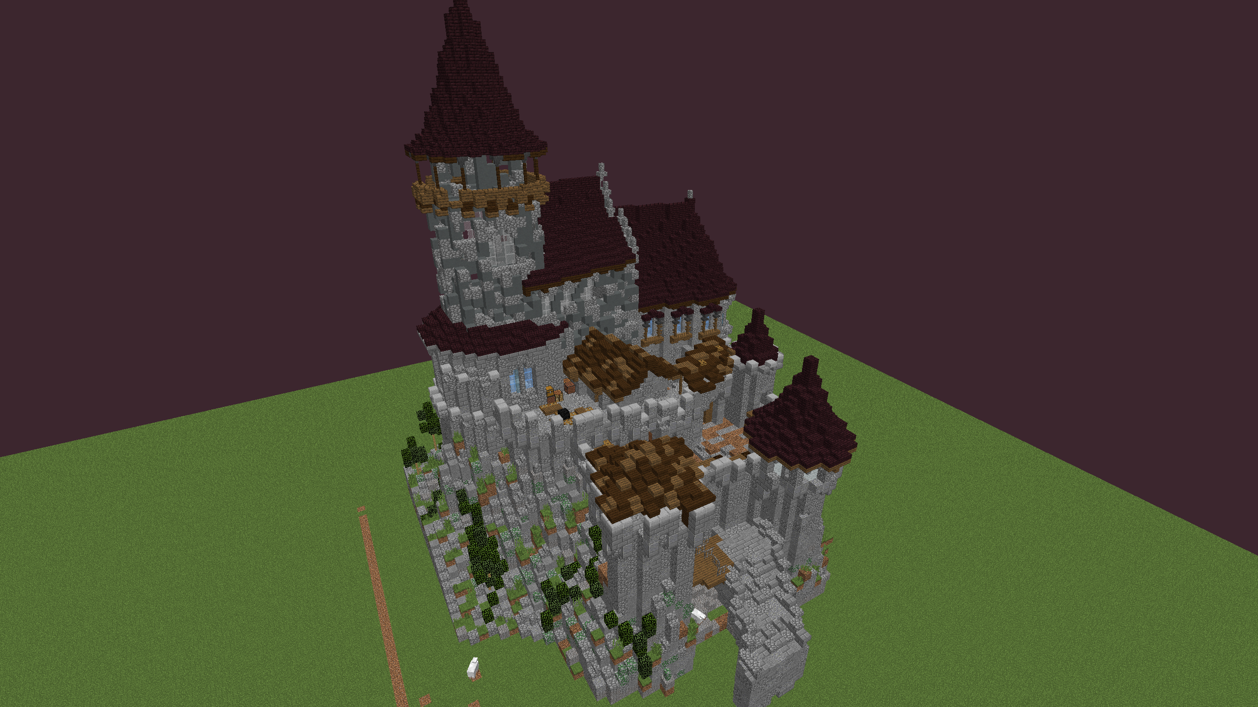 Castle On Mountain | BuiltByBit