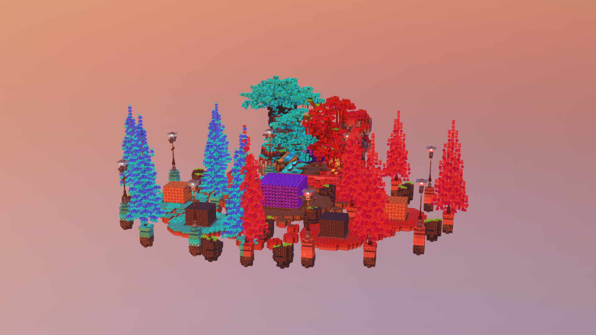 Skymine Nether | SkyGen | 120x100 | BuiltByBit