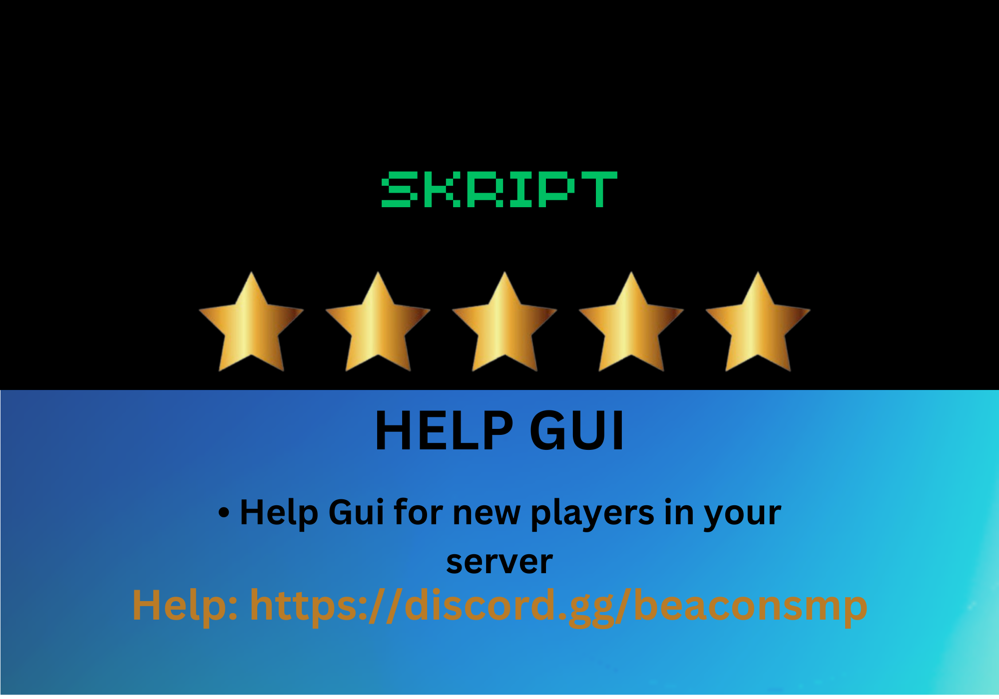Help Gui Skript | BuiltByBit