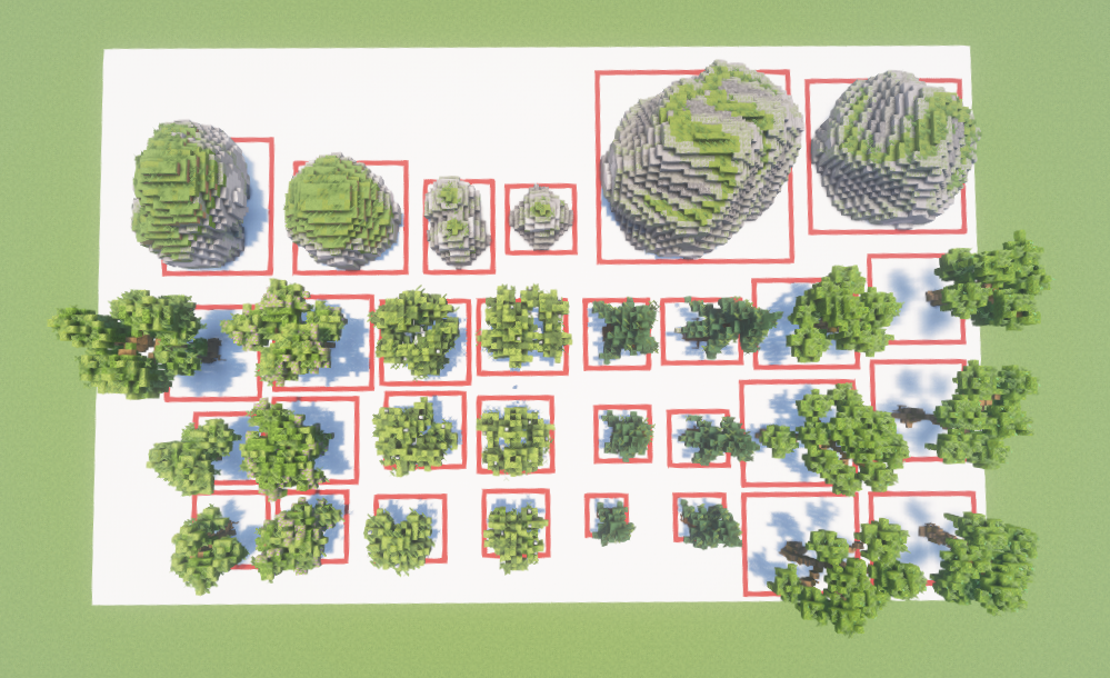 Tree and Rock Pack | BuiltByBit