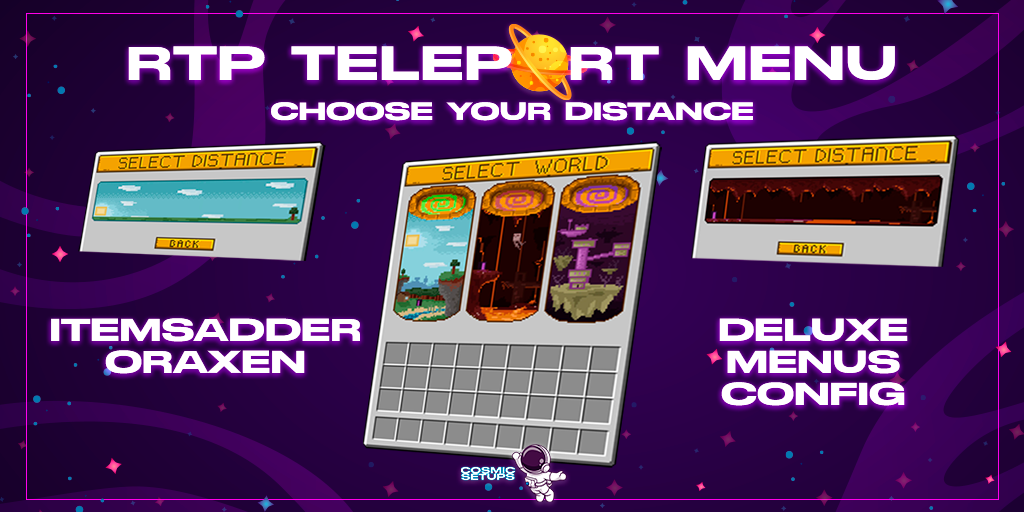 RTP Menu | ItemsAdder-Oraxen | BuiltByBit