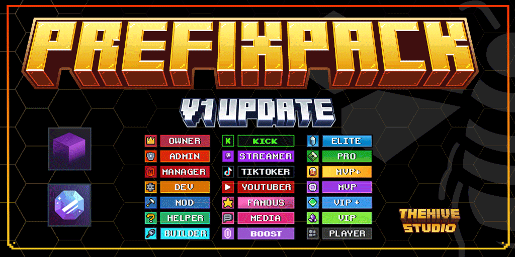 Prefix pack V1 + config | BuiltByBit