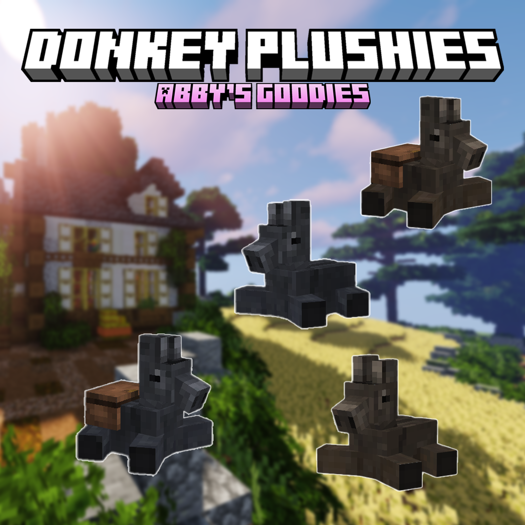 Donkey Plushies | Oraxen/ItemsAdder | BuiltByBit