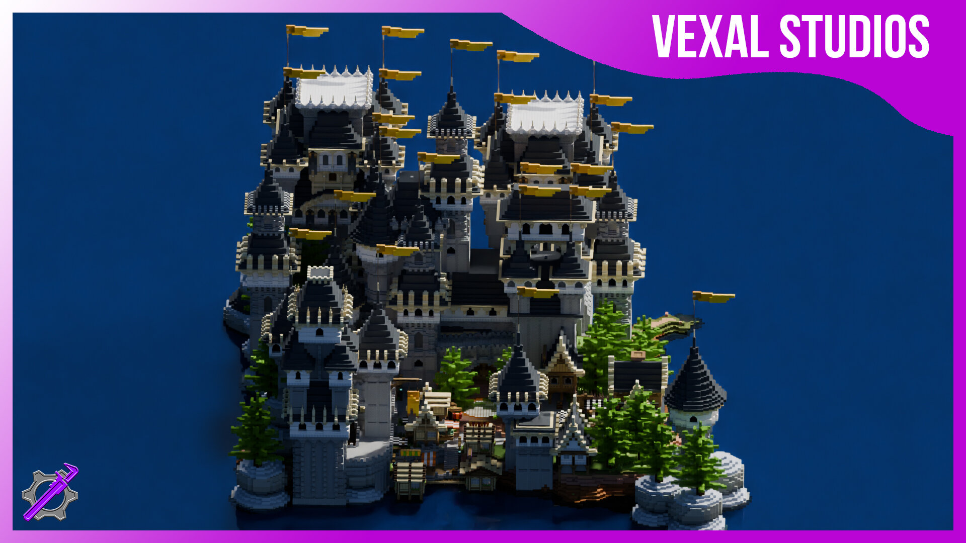 Medieval Castle Spawn or Lobby | BuiltByBit