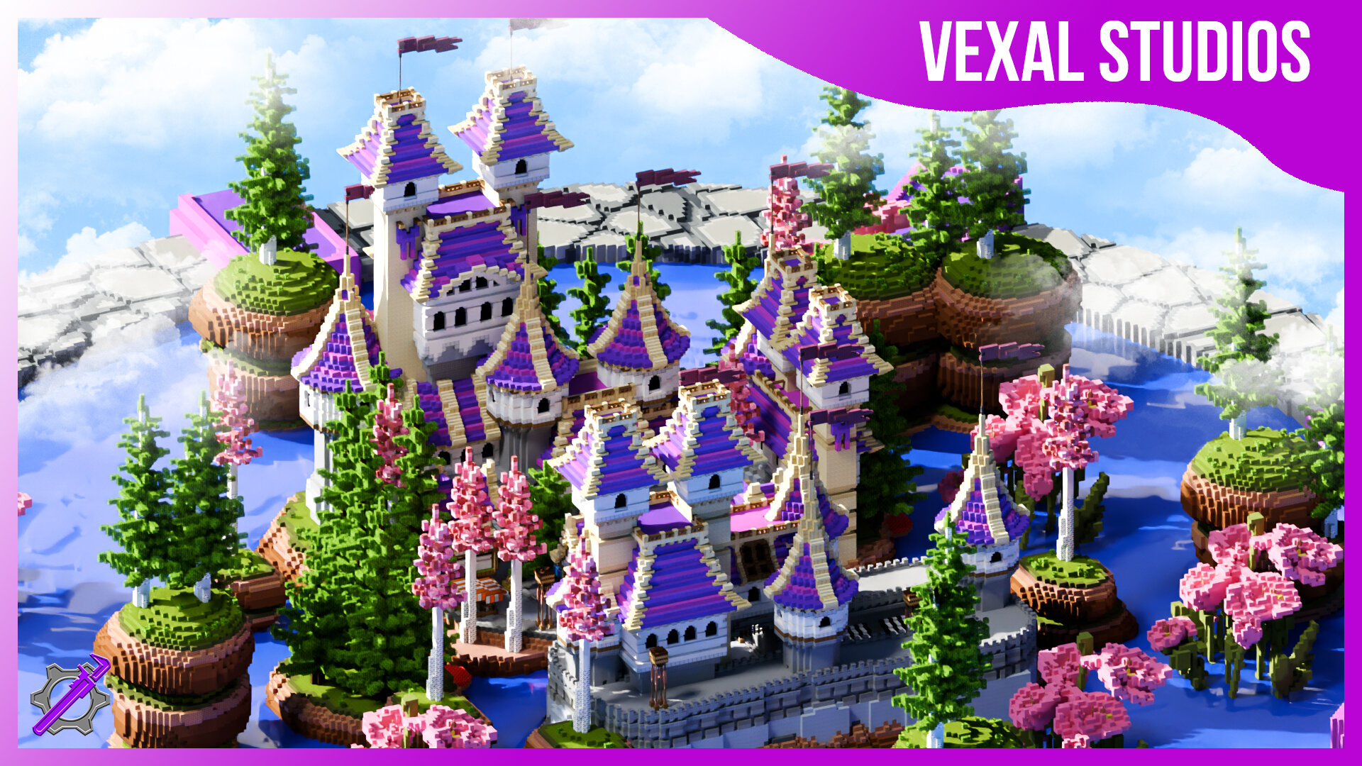 Fantasy Castle For Spawn or Hub | BuiltByBit