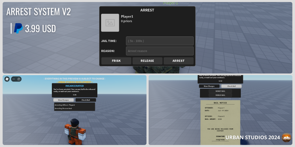 Arrest System V2 | BuiltByBit