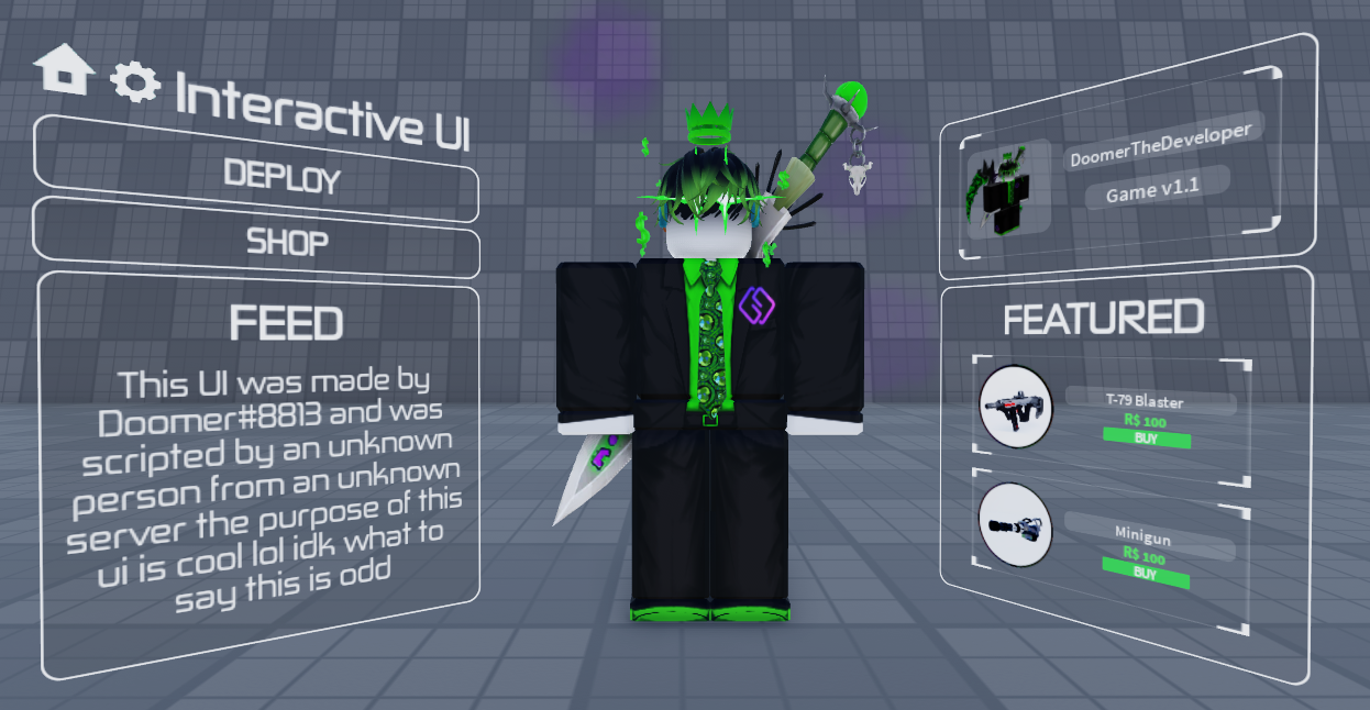 Interactive Menu UI | BuiltByBit