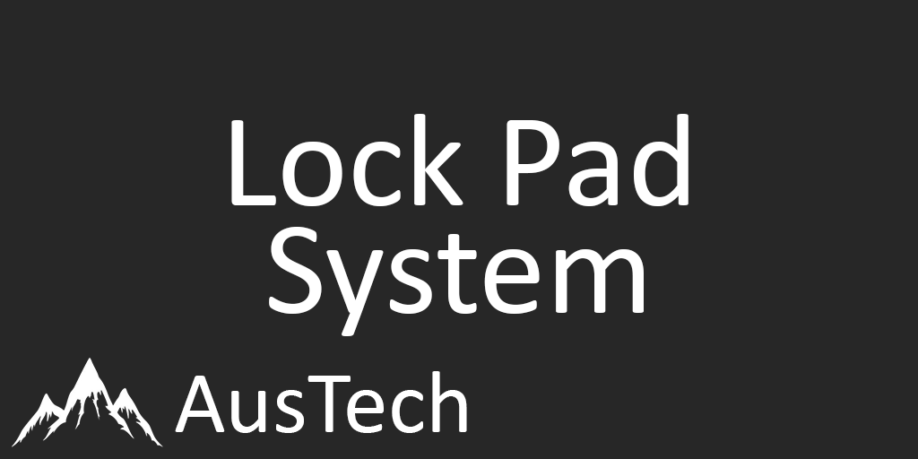 Lockpad System | BuiltByBit