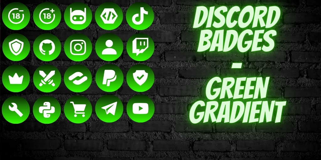 Discord Badges Gradient | BuiltByBit