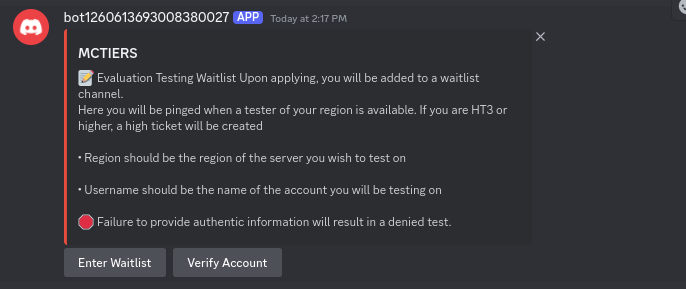 mctiers bot | BuiltByBit