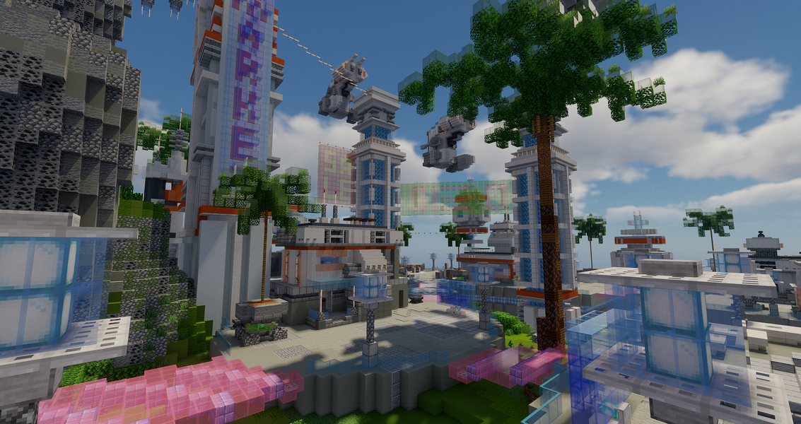 Science Fantasy City Spawn/Lobby | BuiltByBit