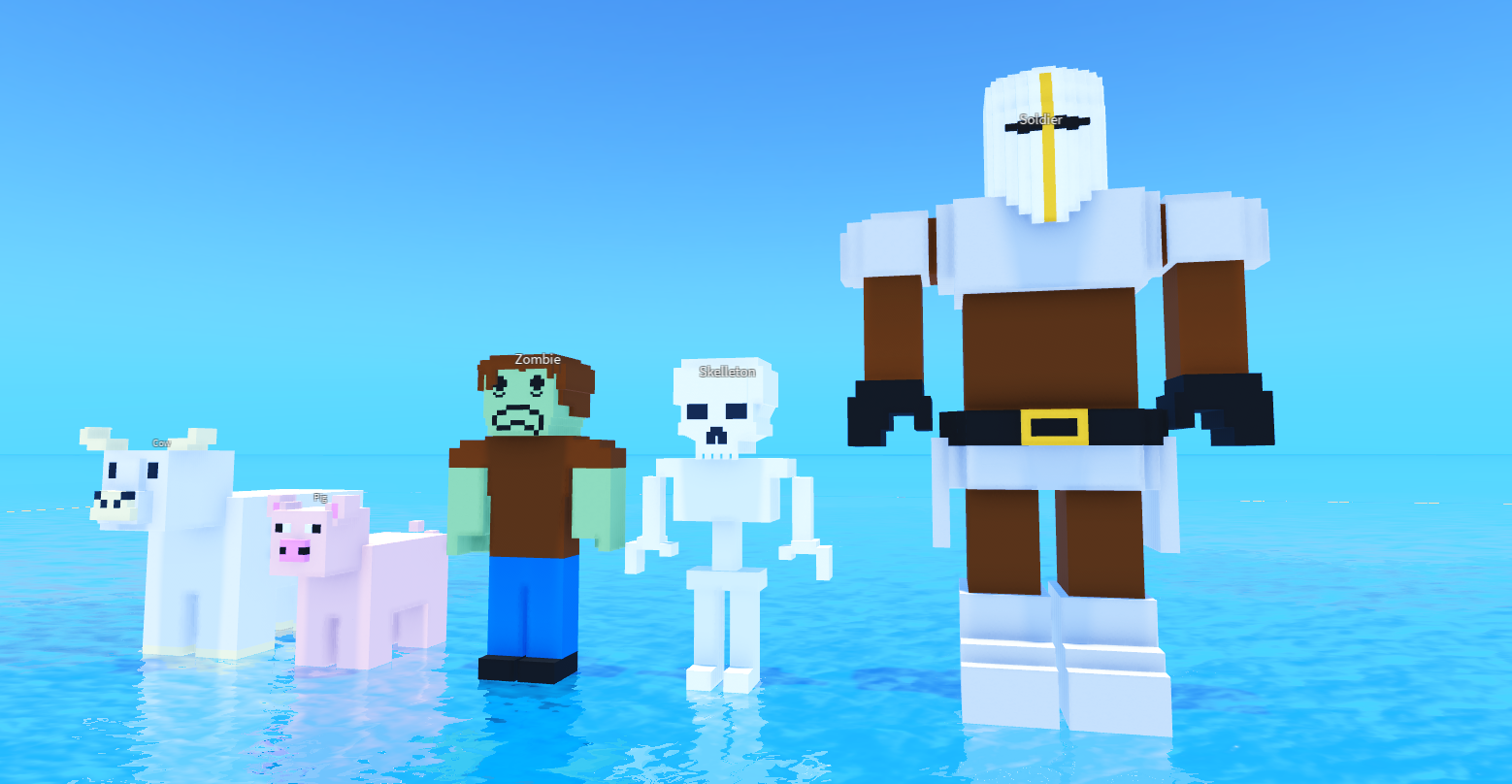 Low Poly Character Set | BuiltByBit