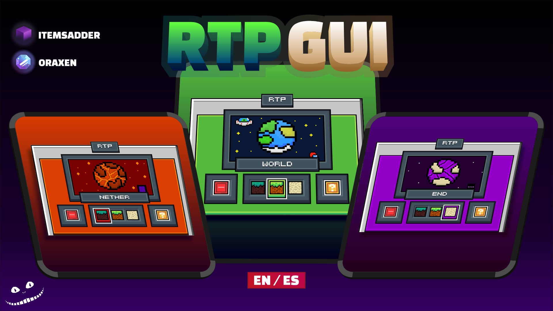 RTP GUI | BetterRTP | Itemsadder/Oraxen | BuiltByBit