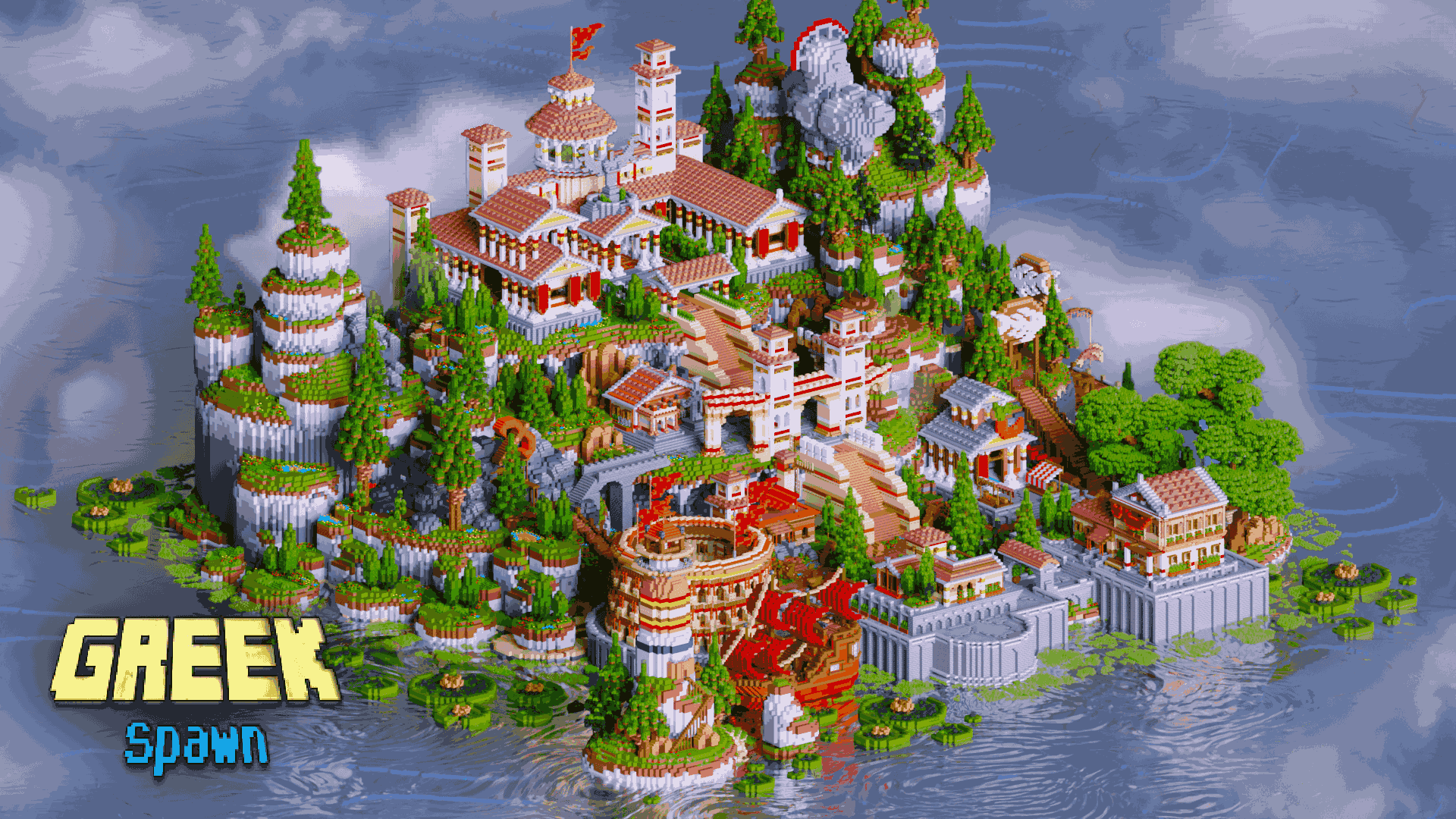 Greek Ancient City - Lobby | BuiltByBit