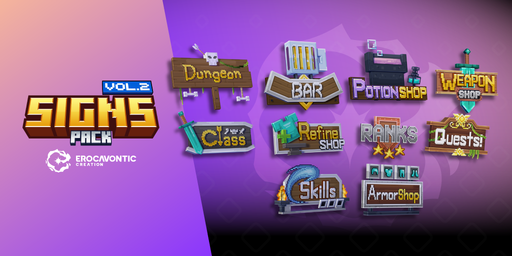 Sign Pack Vol2 | BuiltByBit