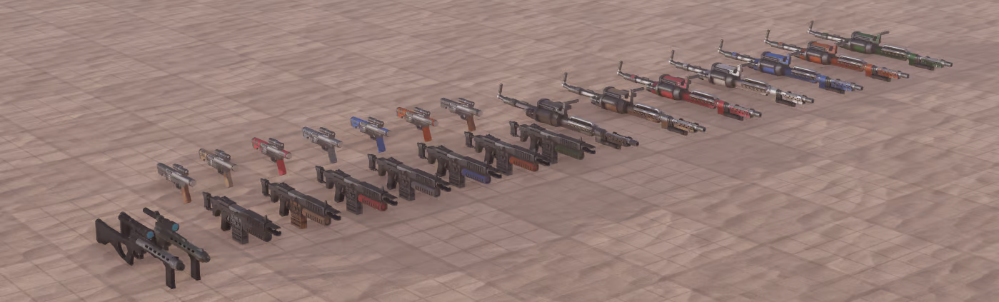 Custom Guns Asset Package | BuiltByBit