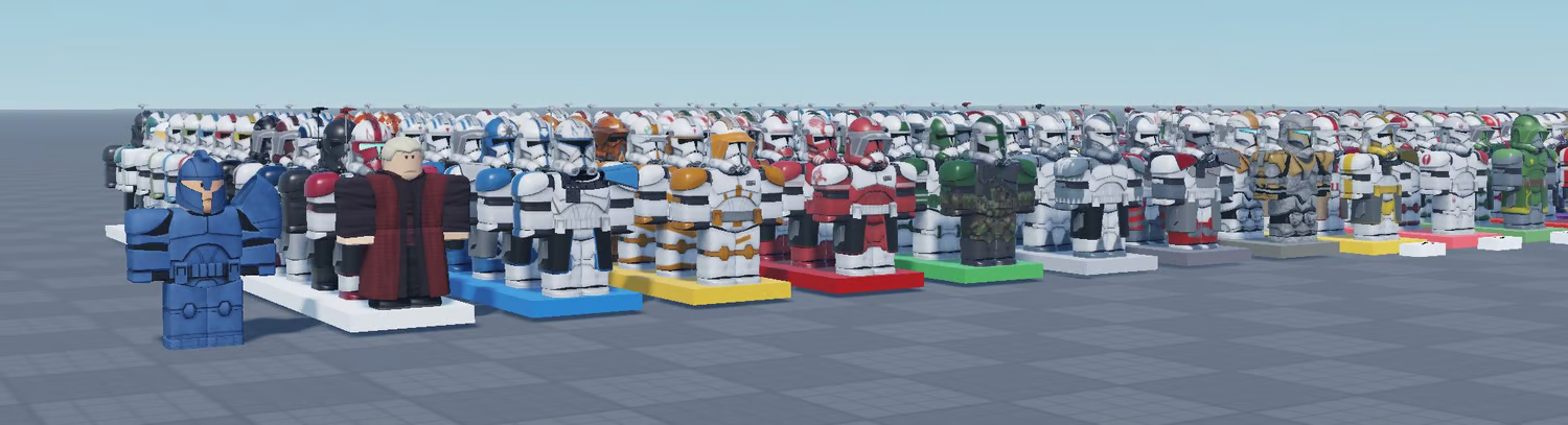 CUSTOM Clone Wars Morphs - 220 Morphs | BuiltByBit