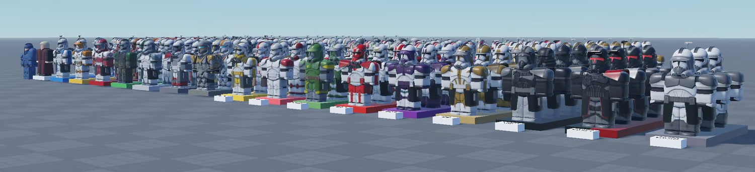 CUSTOM Clone Wars Morphs - 220 Morphs | BuiltByBit
