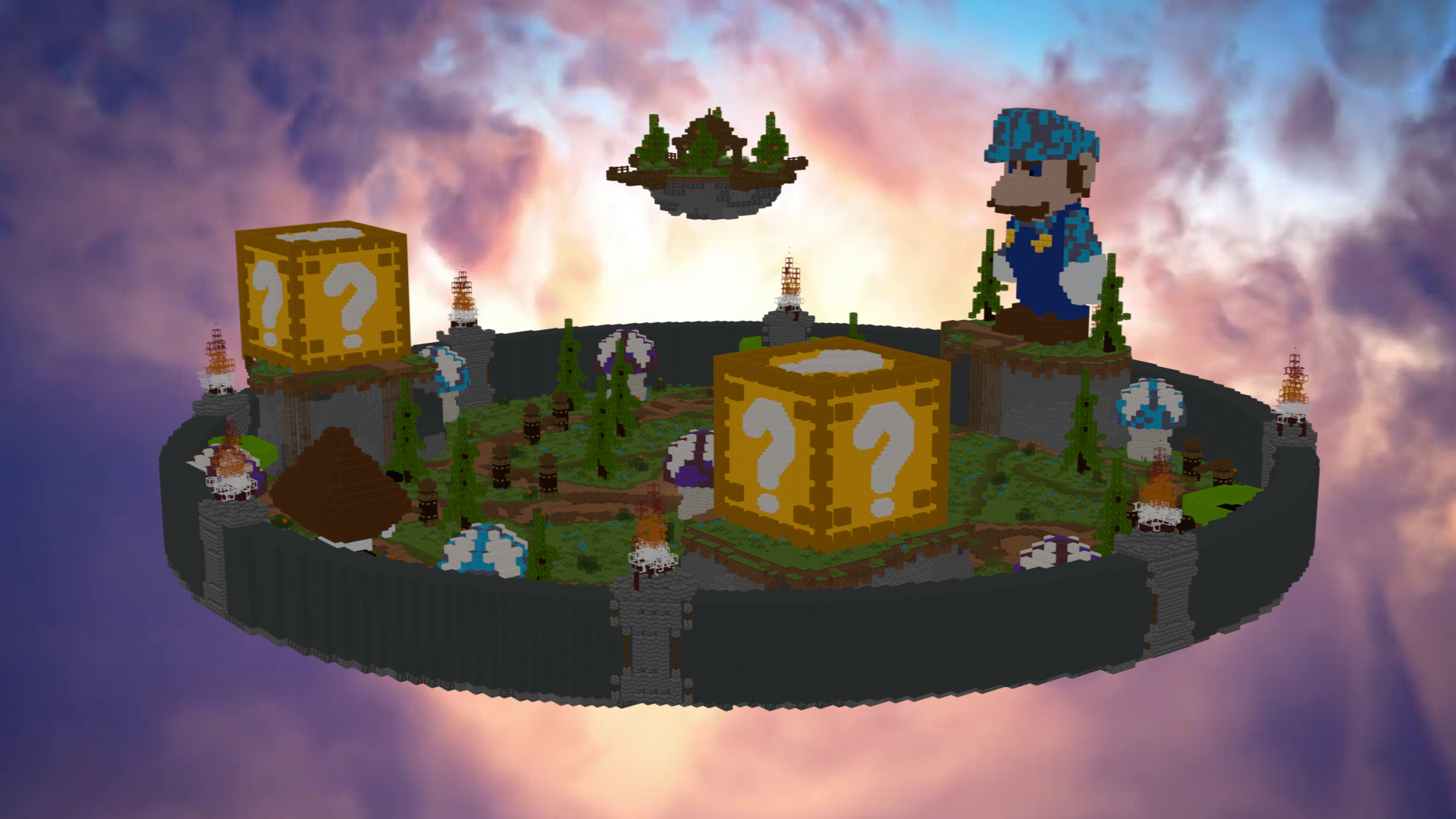 Kitpvp Mario map 100x100 | BuiltByBit