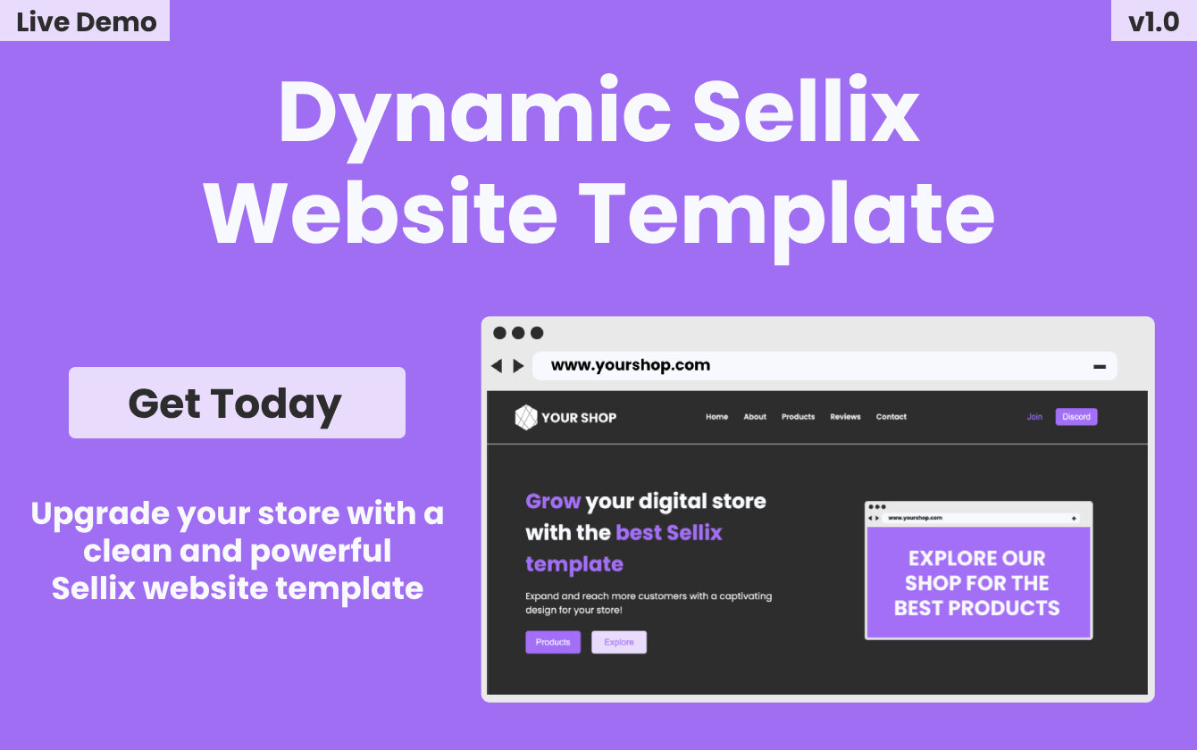 Dynamic Template for Sellix | BuiltByBit