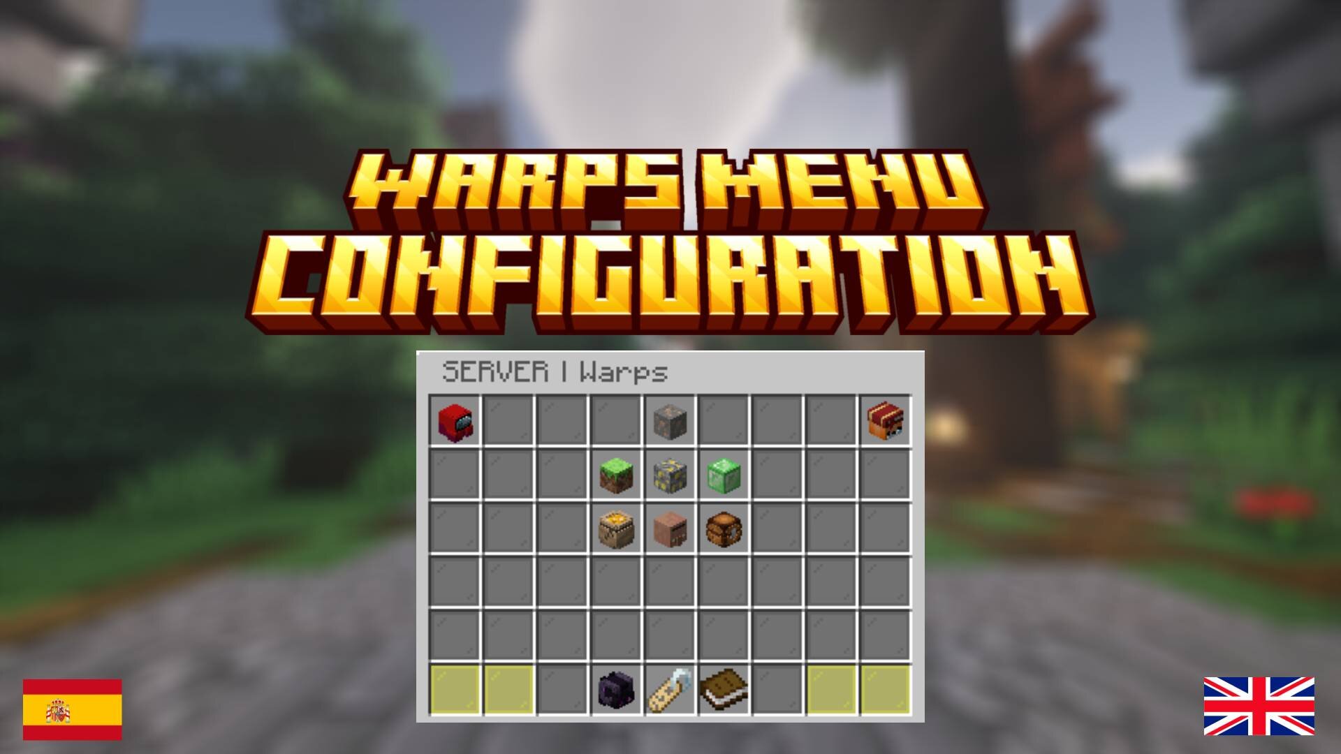 Warps Menu EN & ES| Deluxemenu Config | BuiltByBit