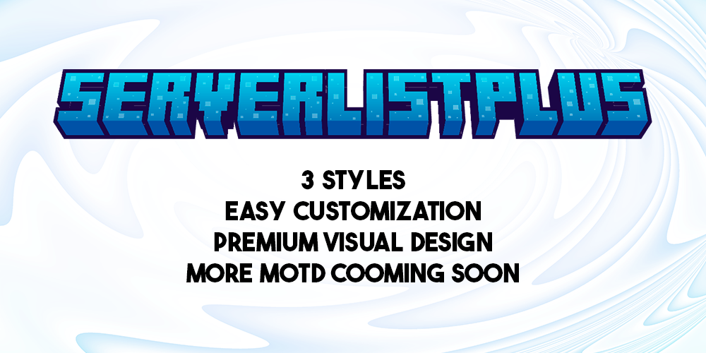 ServerListPlus | Premium visual | BuiltByBit