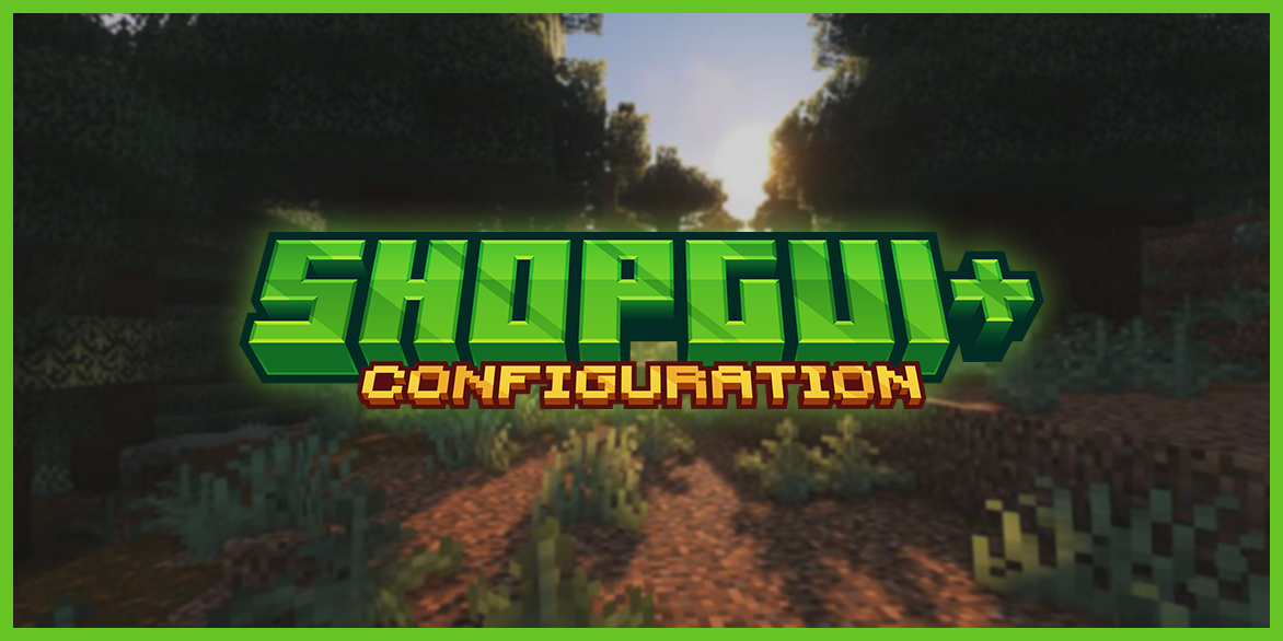 SHOPGUIPLUS - Shop Configuration | BuiltByBit