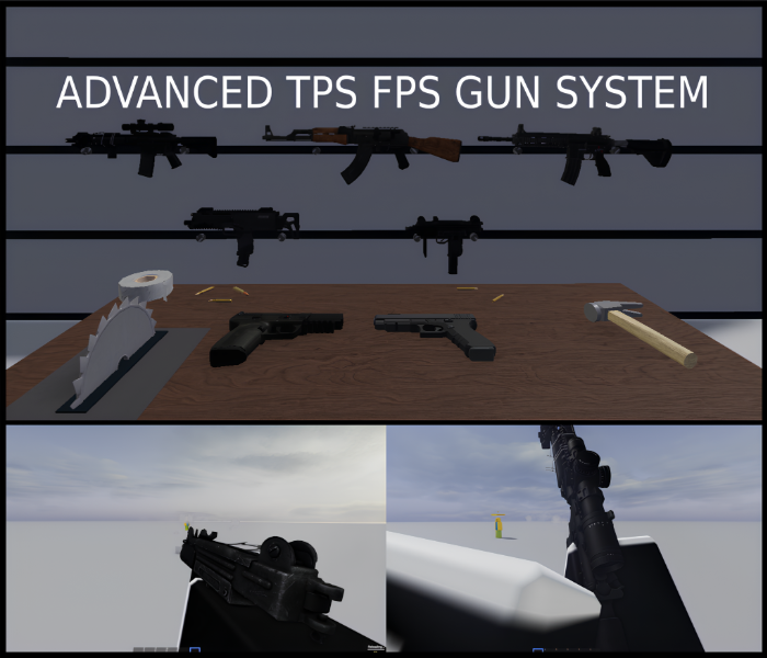 Advanced TPS FPS Gun System | BuiltByBit