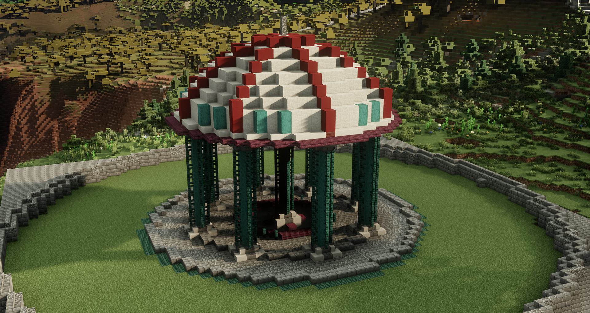 Axiom Blueprint/Schematic - Dome spawn | BuiltByBit