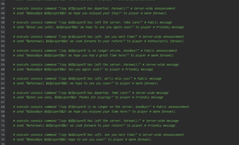 A Nice Welcome Text For Beginners | BuiltByBit