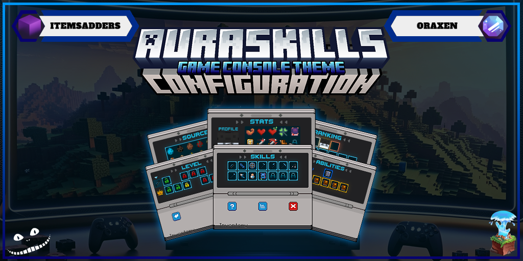 AuraSkills Game Console | IA/Oraxen | BuiltByBit