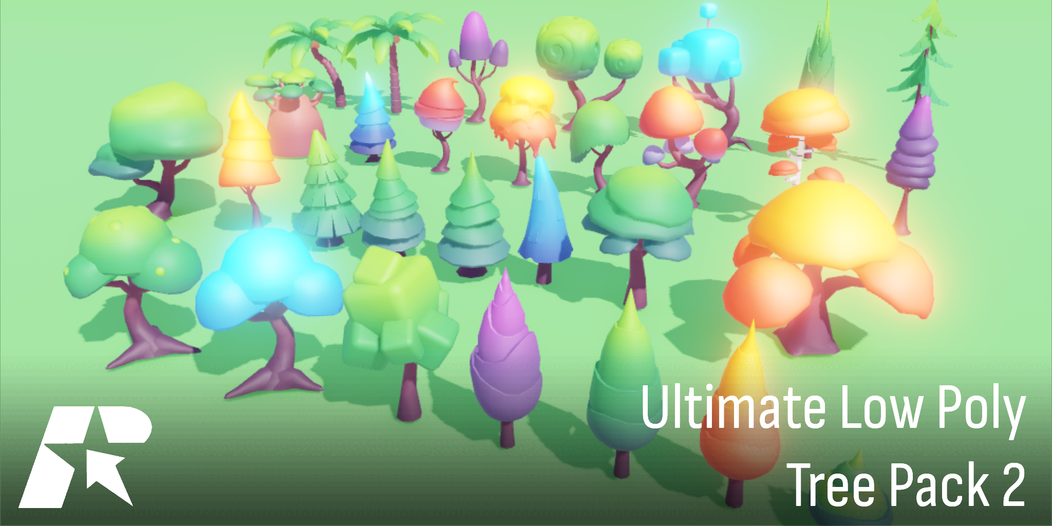 Ultimate Low Poly Tree Pack 2 | BuiltByBit