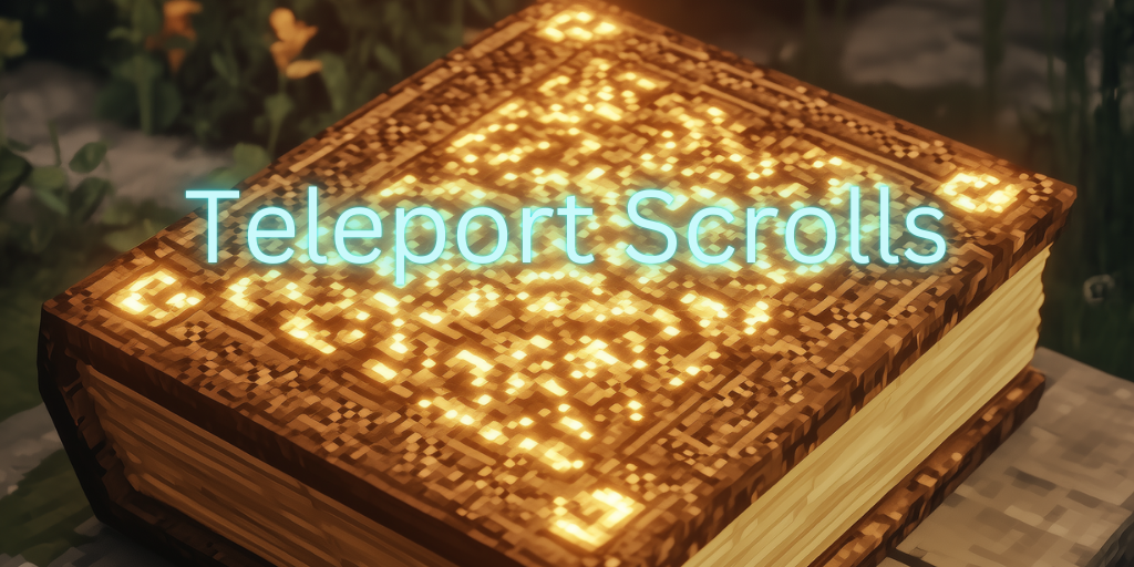 Teleport Scroll - Spigot & Paper Plugin | BuiltByBit