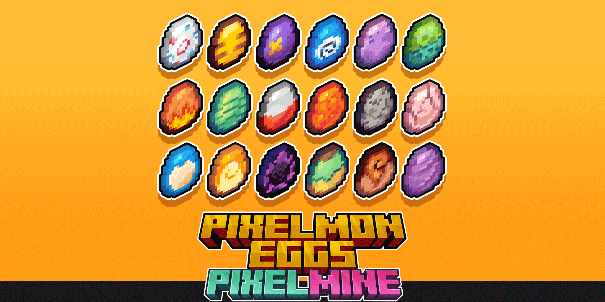 Pixelmon Eggs Graphics | BuiltByBit
