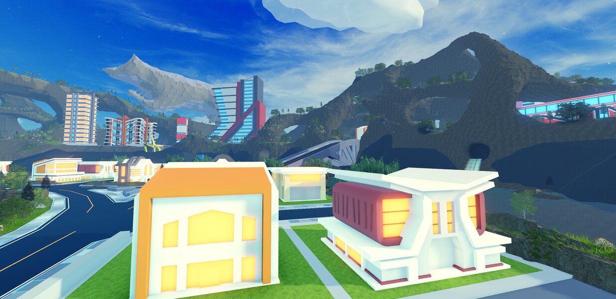 Futuristic Sci-Fi Lobby Roblox | BuiltByBit