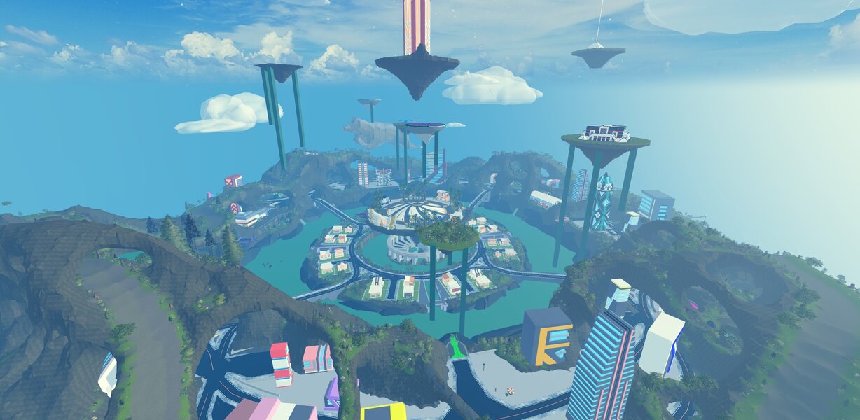 Futuristic Sci-Fi Lobby Roblox | BuiltByBit