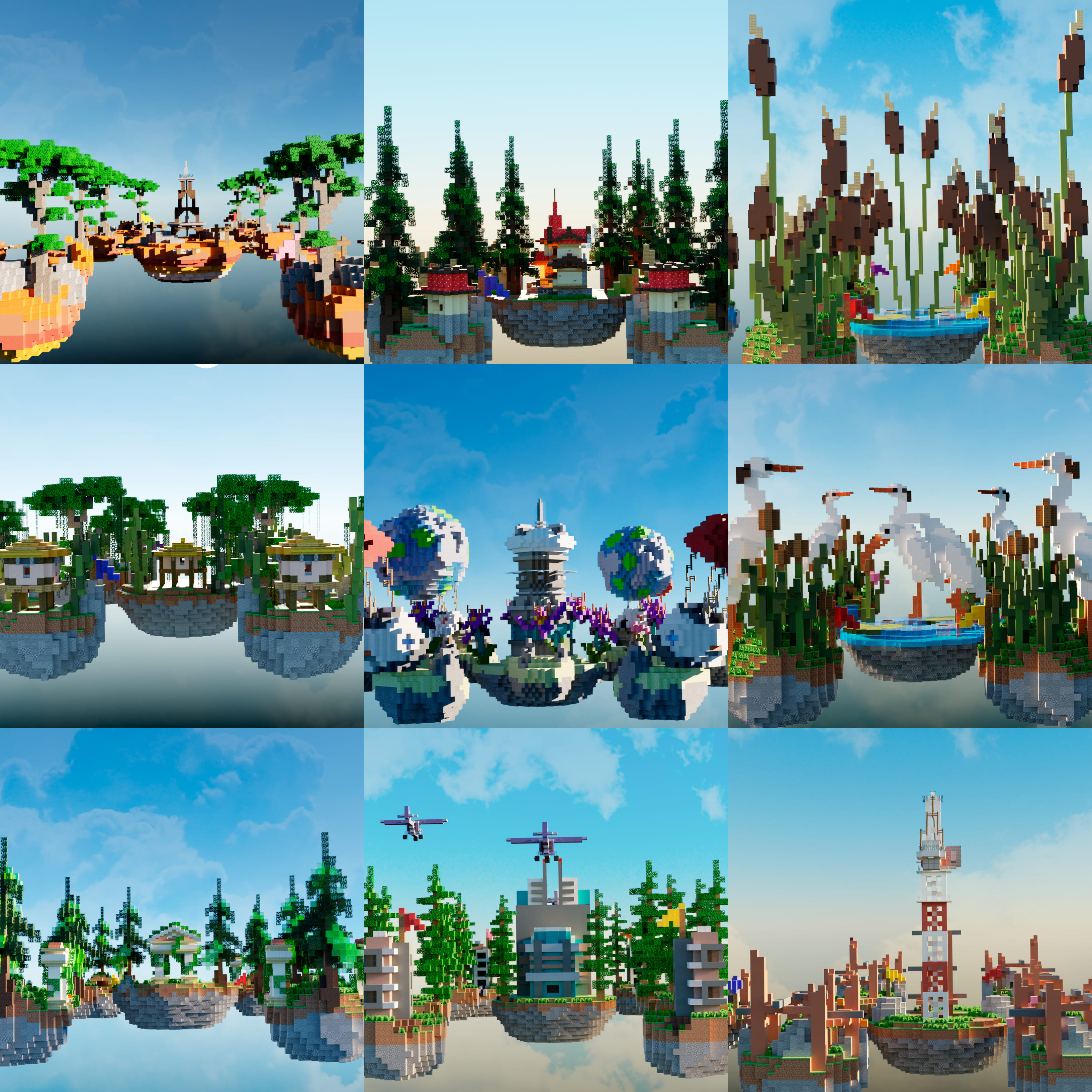 Bedwars and skywars - 15 MAPS | BuiltByBit